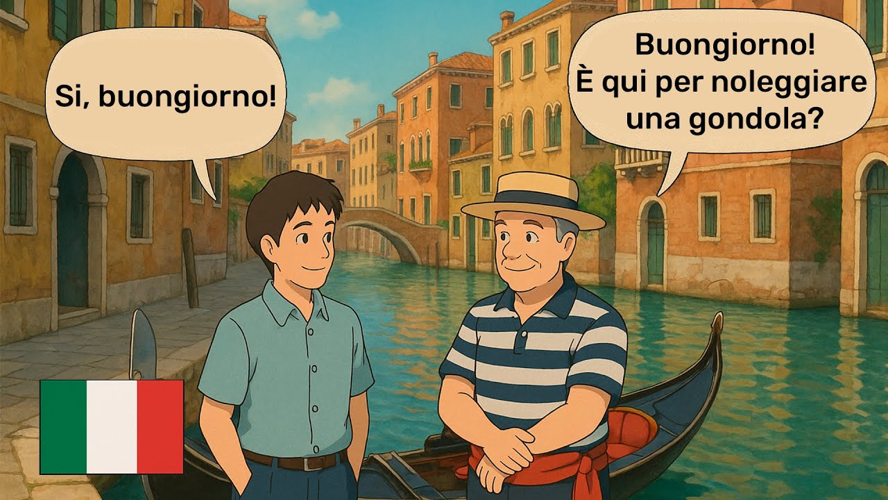 10 Basic Italian Conversations for Beginners (A1) | Italian dialogues ...