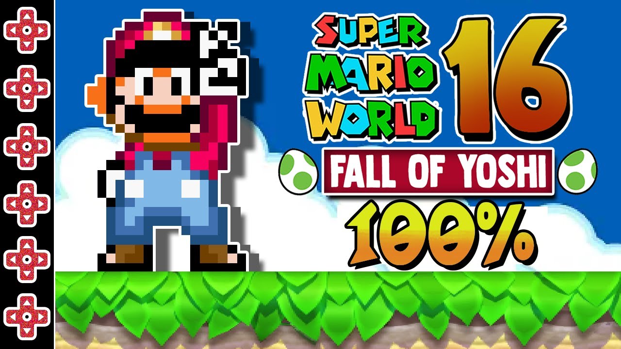SUPER MARIO WORLD 16 : FALL OF YOSHI (SNES HACK) * 100%* - Live # 894 ...