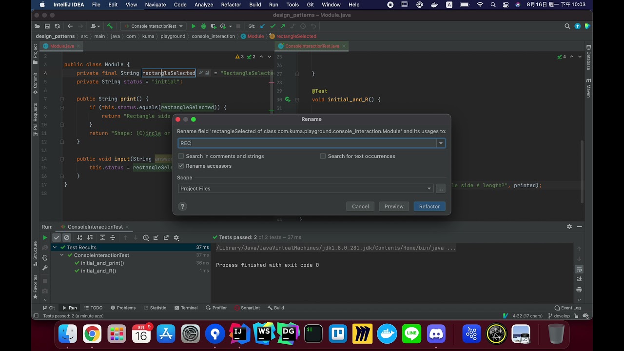 TDD Console Interaction YouTube tdd-console-interaction-youtube