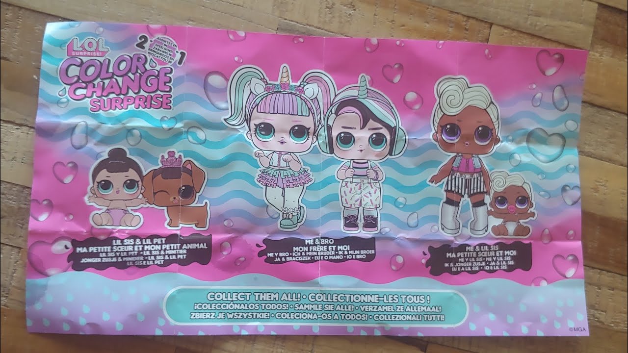 Unboxing LOL Colour Change Surprise 2in1 - YouTube