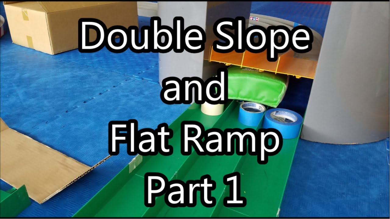 【ミニ四駆】Tamiya Mini 4WD Racing: Double Slope and Flat Ramp Part 1 - YouTube