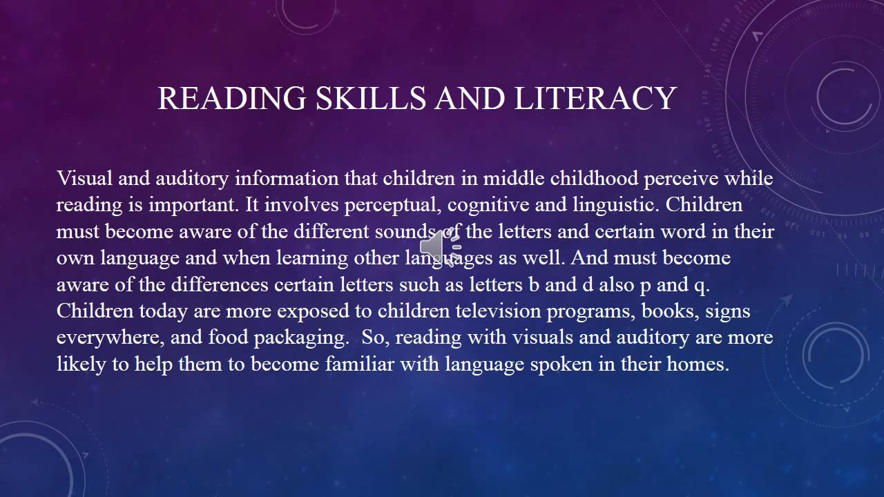 Middle childhood language development & Literacy - YouTube