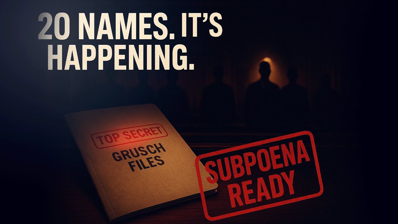 20 Names Revealed – Grusch Gives Congress the UAP Whistleblower List ...