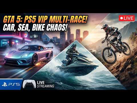 GTA 5 PS5: VIP MULTI-RACE CHAMPIONSHIP!