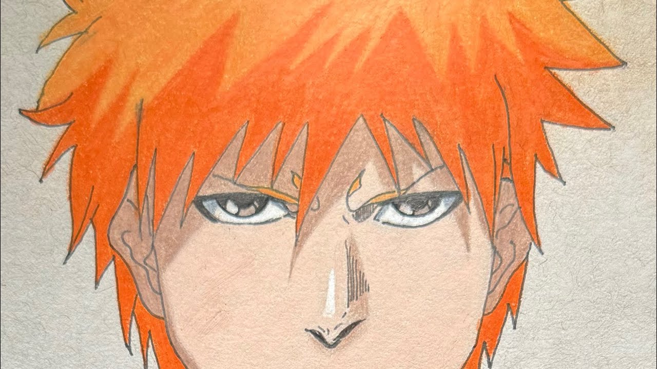 Coloring Ichigo Kurosaki - YouTube