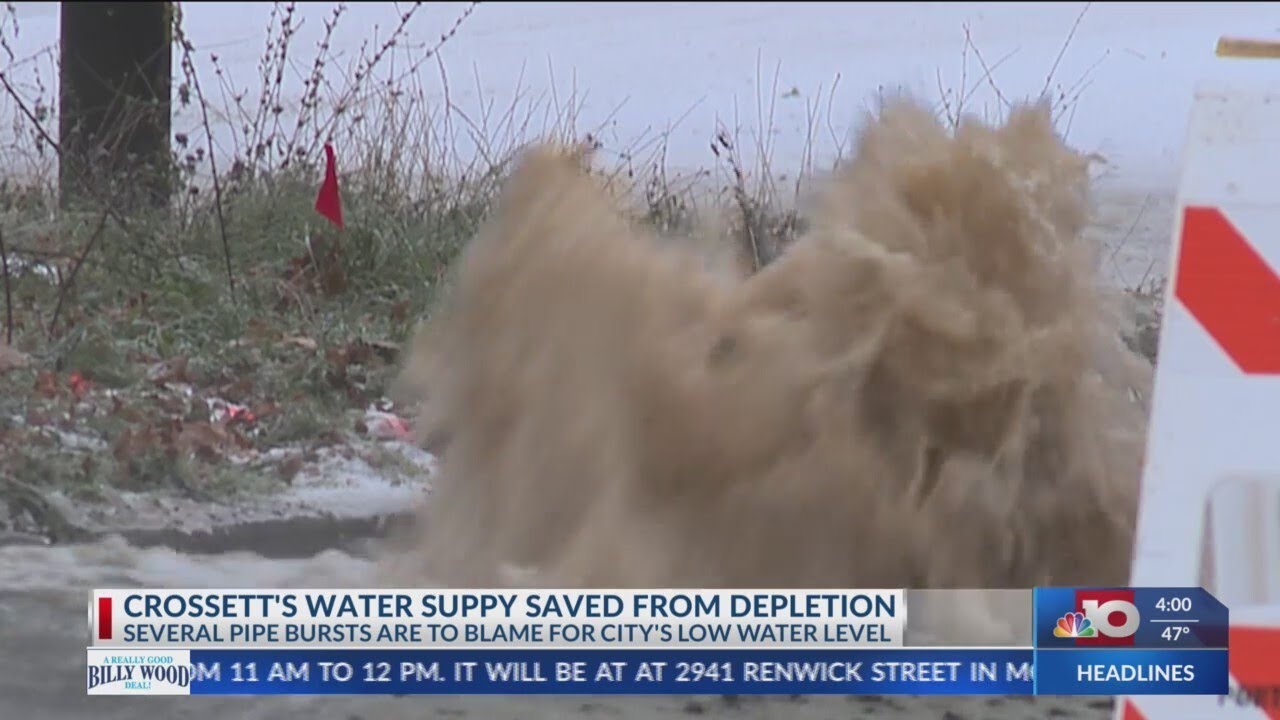Crossett's water supply has been saved: Many pipe bursts to blame for ...
