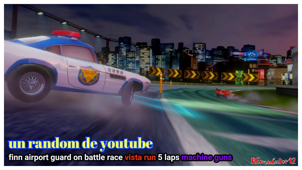 Cars 2 The Video Game | Finn Airport Security - Battle Race (Machine ...