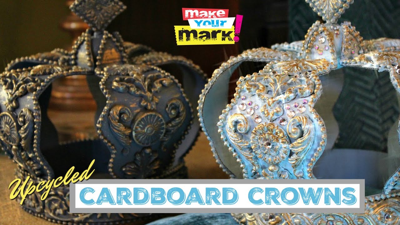 Fabulous Cardboard Crown Upcycled Updated YouTube Fabulous Cardboard Crown Upcycled Updated YouTube