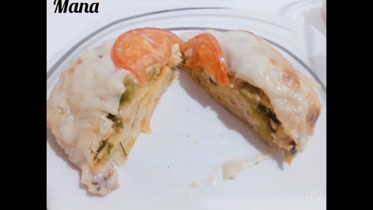 crepe salé farci - YouTube