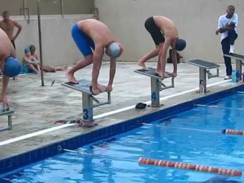 50 Metros Livre Infantil - Tomada de tempo SESC OLÍMPICO GAMA - YouTube