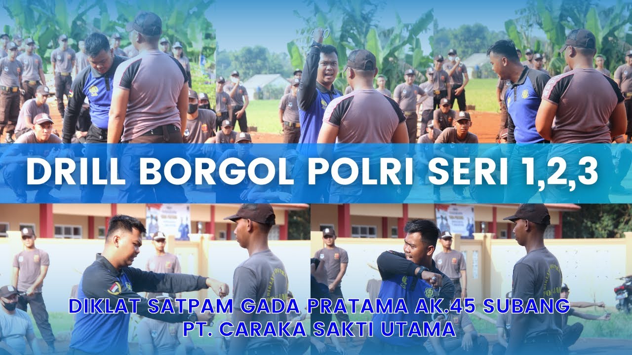 GERAKAN KOMBINASI SENAM BORGOL SERI 1,2,3 - DIKLAT SATPAM GP 45 SUBANG ...