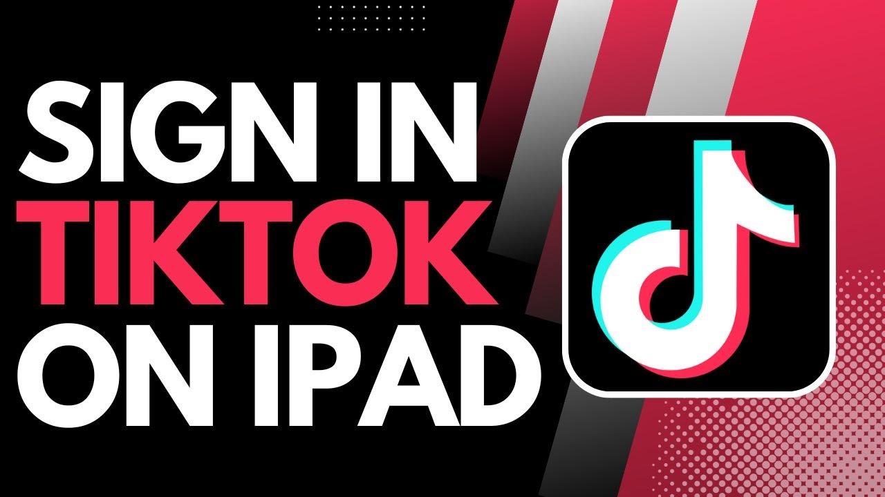 How to Login to TikTok on iPad ! - YouTube