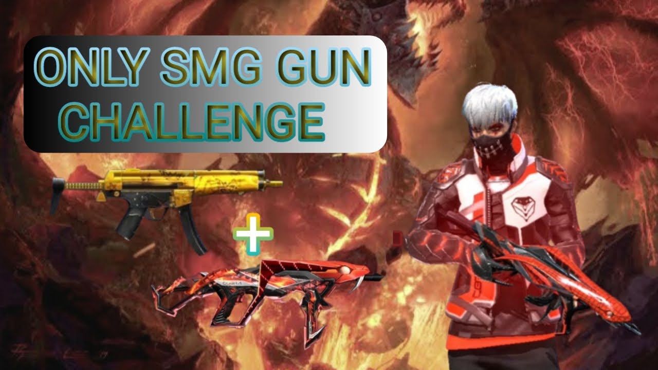 Only SMG Gun Challenge Mp5 Op Funny Video Ever || - YouTube