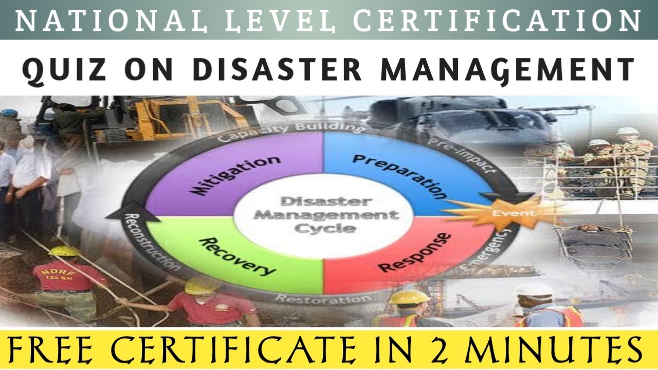 Disaster Management Quiz |Important MCQs on Disaster Management for ...