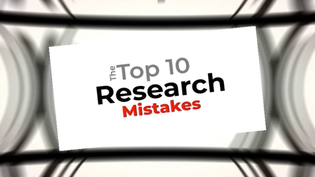 Top 10 Radio Research Mistakes #10 - YouTube