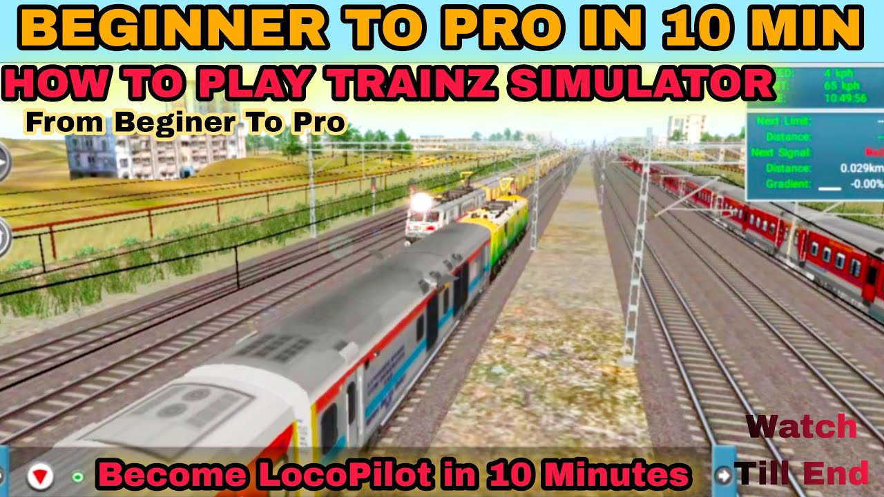 #HOW TO PLAY TRAINZ SIMULATOR | BEGINNER TO ADVANCE IN JUST 10 MINUTES ...