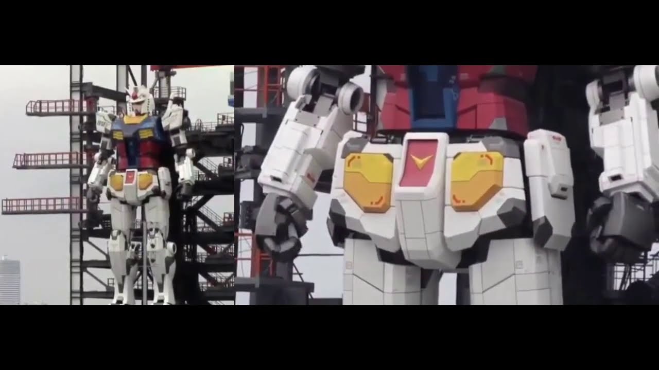 Walking Gundam - Factory Yokohama (Movement Test) - YouTube