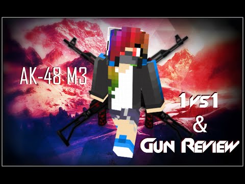 Pixel Gun 3D - AK-48 M3 [Review & 1v1] - YouTube