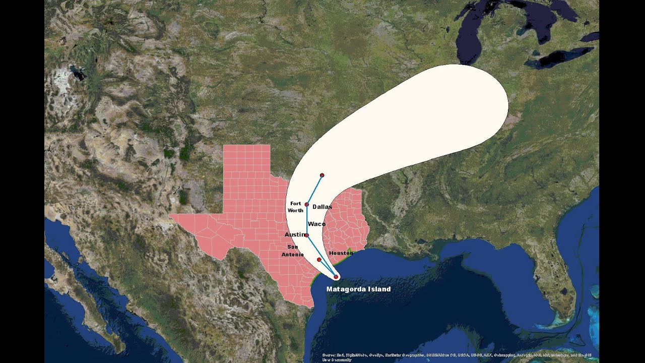 Storm Bill Path Using Tracking Analyst Tool Arcgis - YouTube