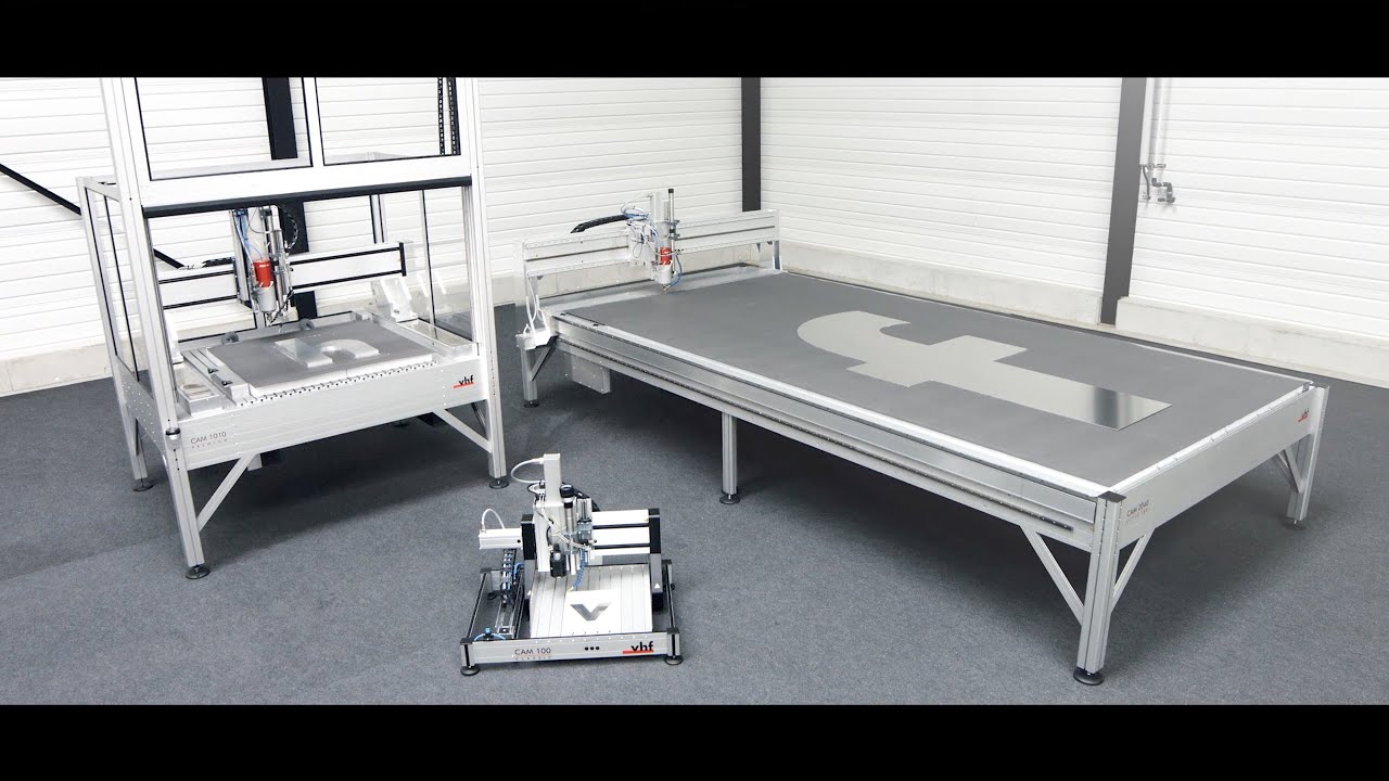 CNC-Fräsmaschinen von vhf | CNC Milling Machines from vhf - YouTube