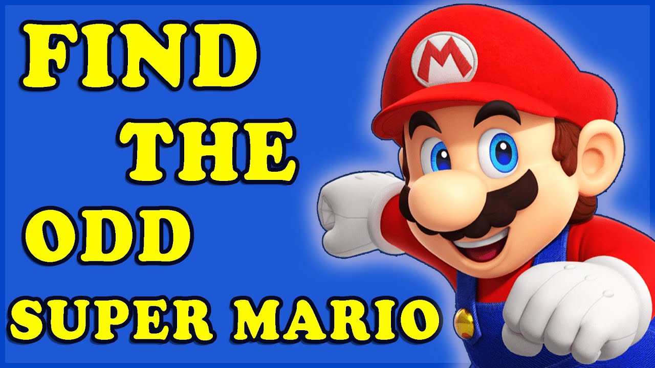 Find The Odd Mario Out⏰HOW GOOD ARE YOUR EYES🤯Find the Odd One Out ...