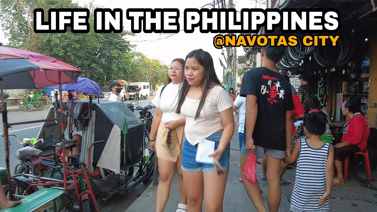 Street life in the Philippines at NAVOTAS CITY [4K] walk tour - YouTube