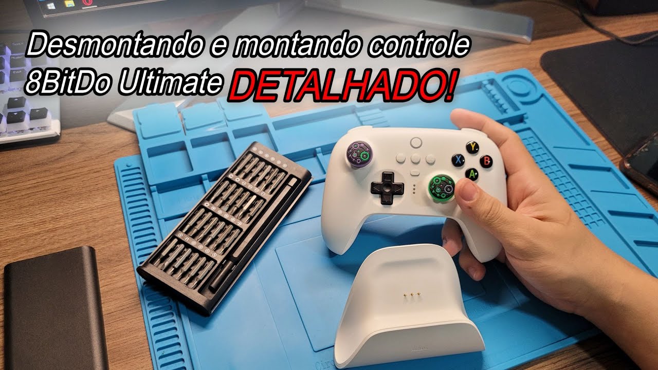 Desmontando e Montando 8BitDo Ultimate Detalhado - YouTube