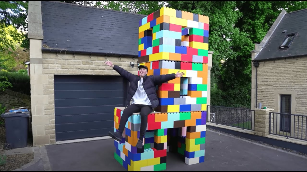 Incredible 3-Story Fort Building Challenge With EverBlock - YouTube