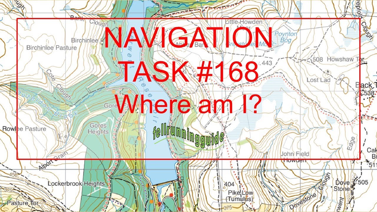 Navigation Task 168 #mapreading #navigation #peakdistrict - YouTube