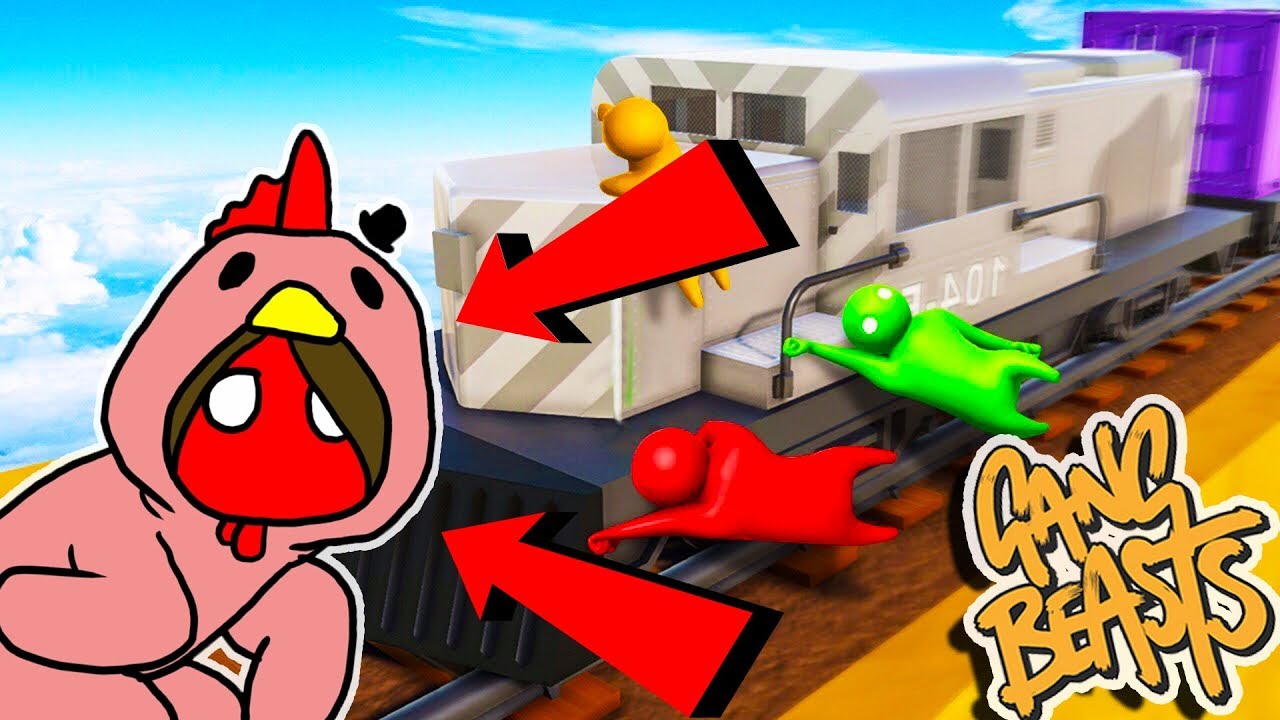 NEVER TRUST A PINK CHICKEN !! | Gang Beasts w/ Little Kelly - YouTube