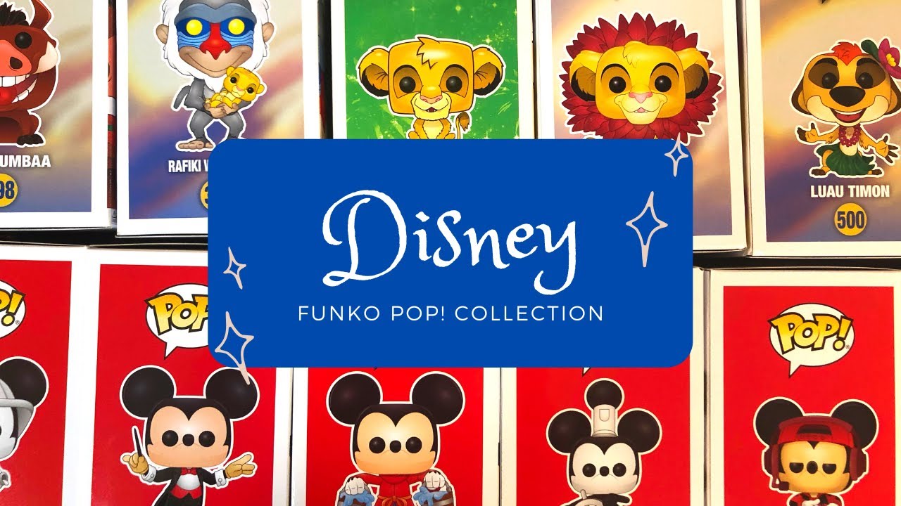 My Disney Funko Pop Collection | 50+ Pops - YouTube