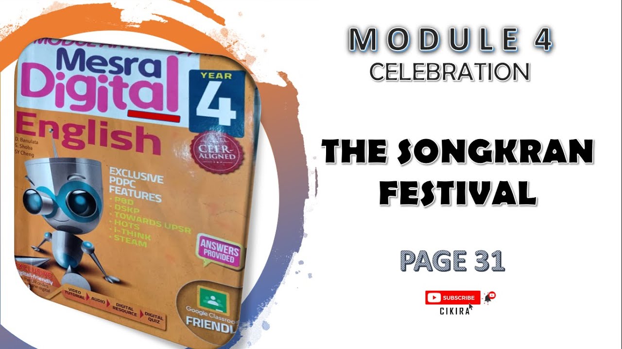 ENGLISH DIGITAL YEAR 4 : MODULE 4 : CELEBRATIONS : PAGE 31 - YouTube