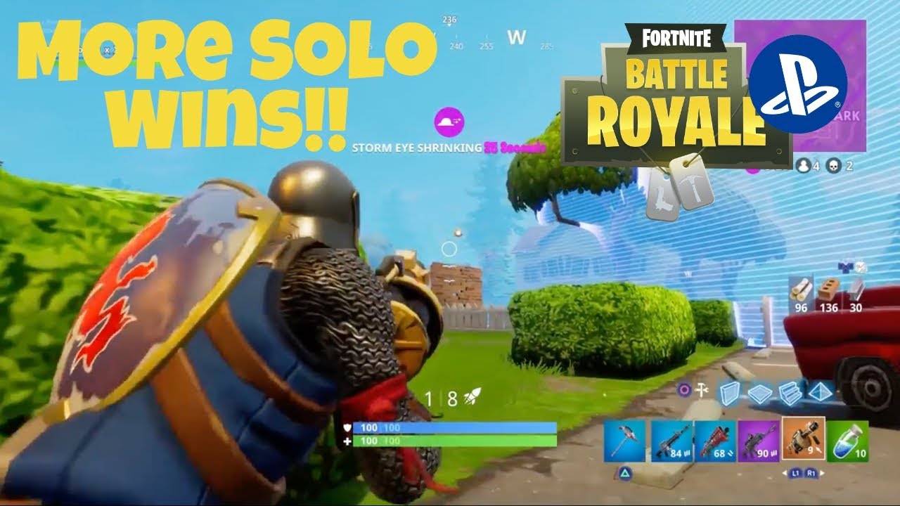 FORTNIGHT Battle Royale : More Solo Wins : PS4 : Live Broadcast - YouTube