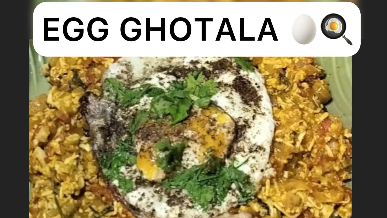 One famous receipe from Surat Egg Ghotala - YouTube