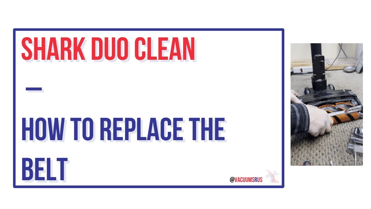 How To Replace The Belt On Your Shark Apex Duo Clean Vacuum Cleaner ...