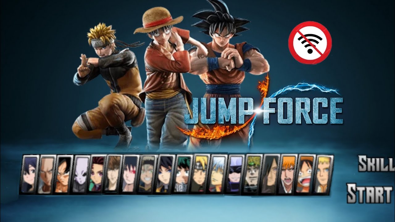 Anime War Jump Force Senki Full Characters Download Offline - YouTube
