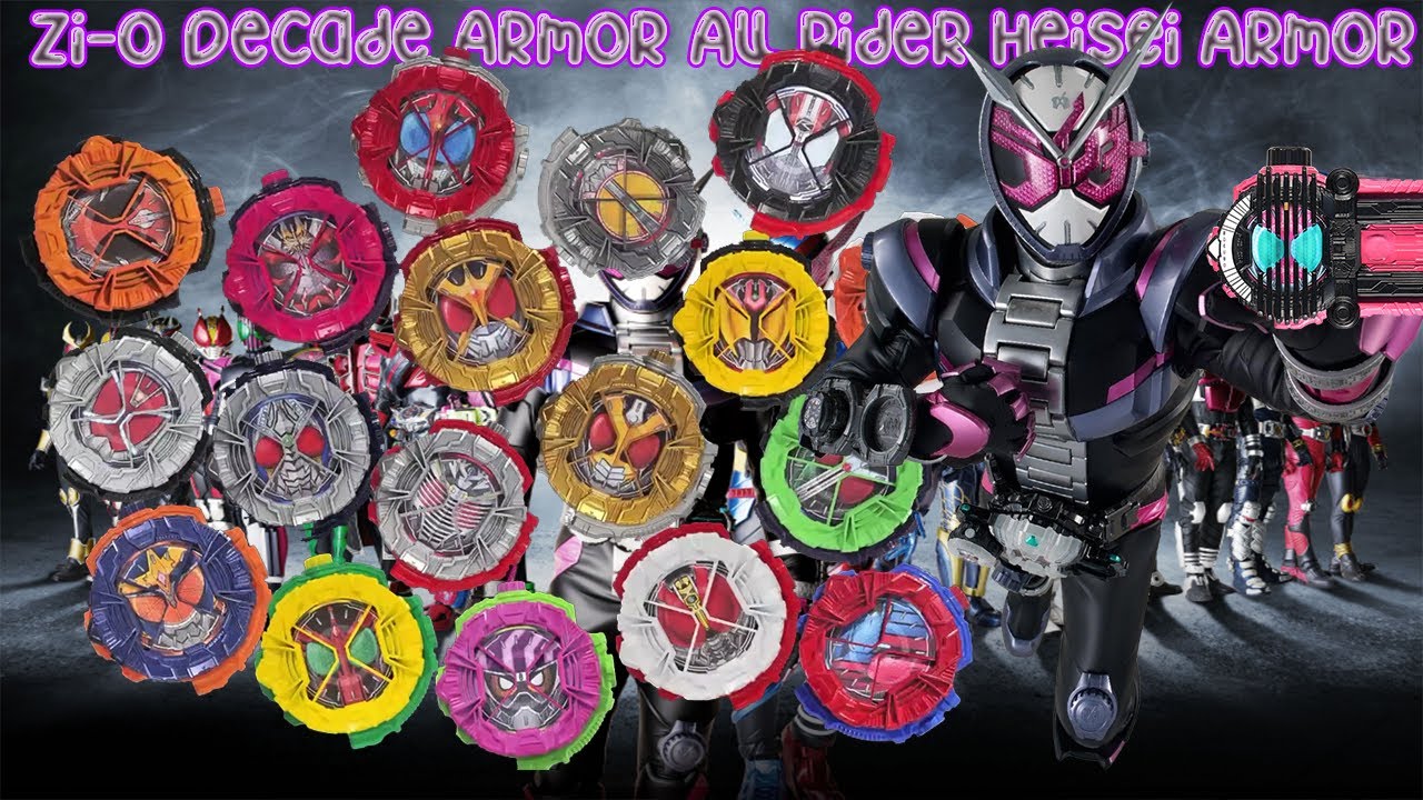 Hey Say Kamen Rider (Kamen Rider Zi-O DecadeArmor All Heisei Rider Form ...