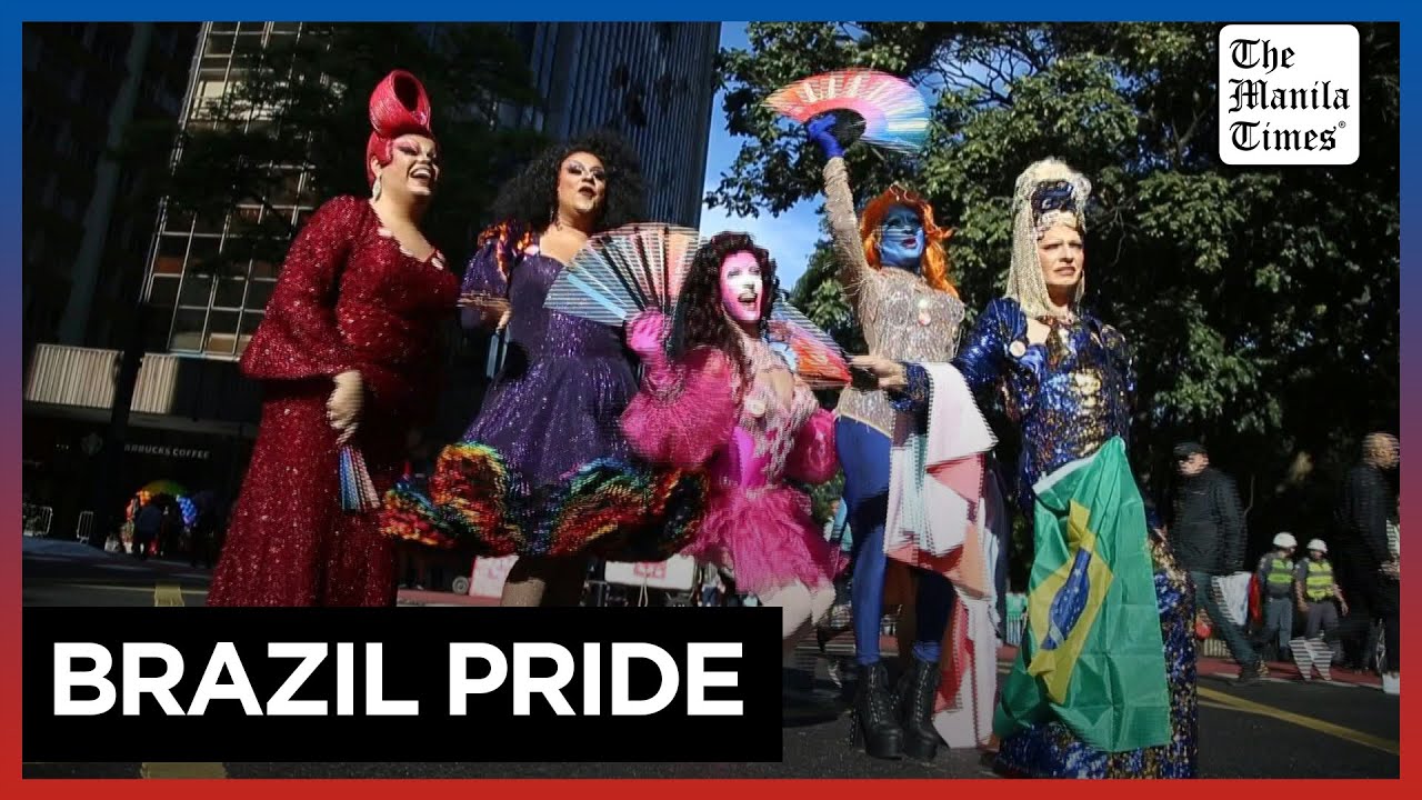 Brazilians celebrate Sao Paulo Pride Parade - YouTube