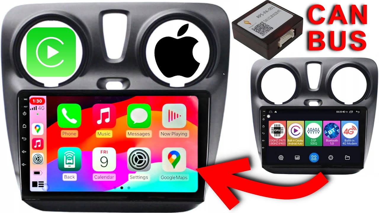 CAN-Bus, Apple car play, Themes Setup on Idoing 9" Android 12 Car Head ...