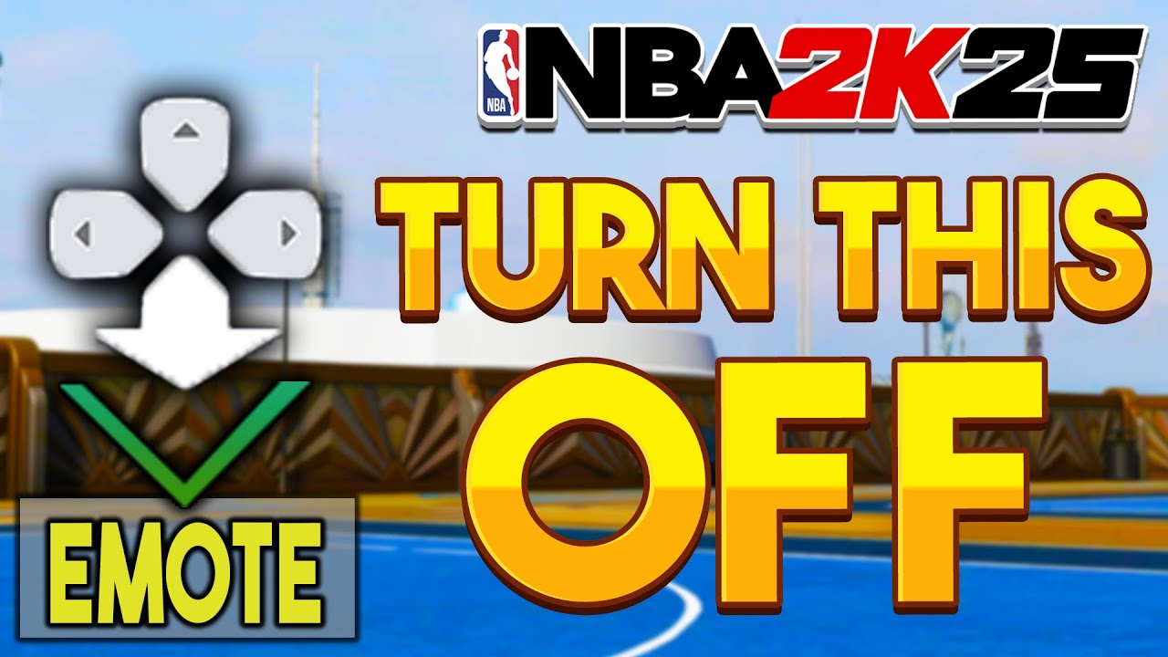 TURN THIS OFF IN NBA 2K25 | HOW TO TURN OFF EMOTE HINT NBA 2K25 - YouTube