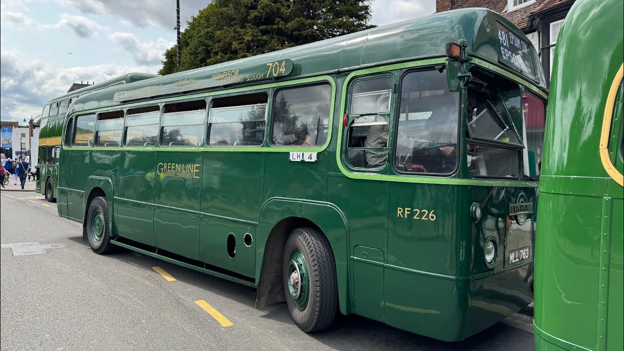 AEC Regal IV Coach Heritage Bus Ride Route 481 From Epsom to Epsom ...