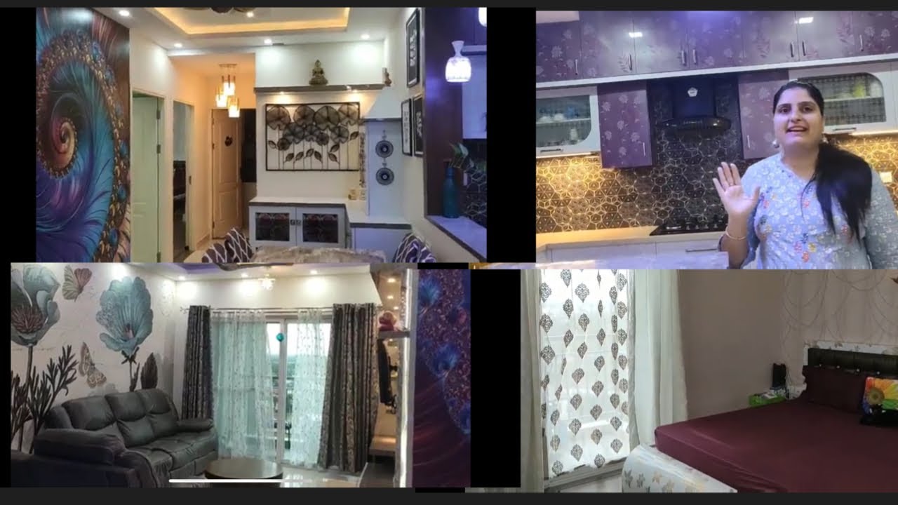My house tour.. 3bhk indian house tour - YouTube