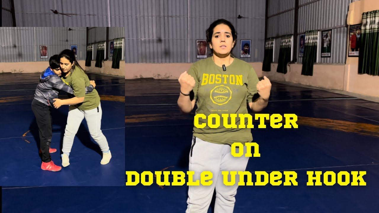 Counter on double under hook in Wrestling 4 points + by fall - YouTube