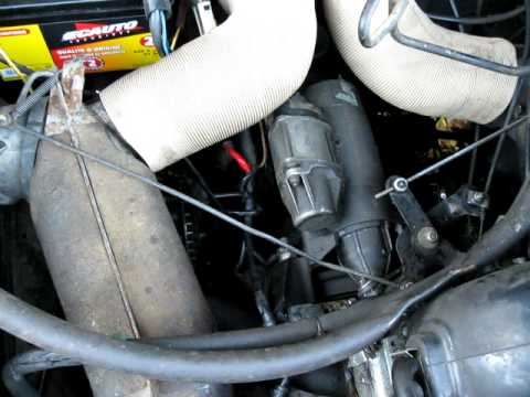 Moteur d'une Citroën LNA bicylindre - YouTube