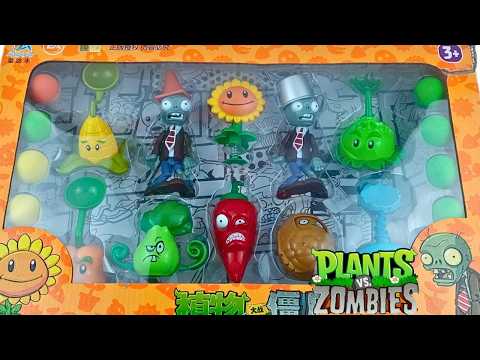 Unboxing Plants vs zombies Toy Set | Fusion Plants | Plants vs zombies Trailer | ASMR Toy Review