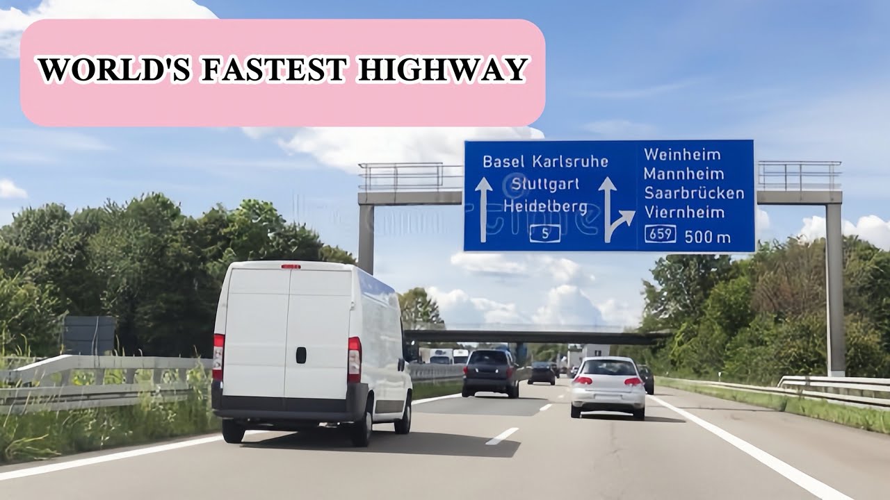 German Autobahn No Speed Limits - YouTube