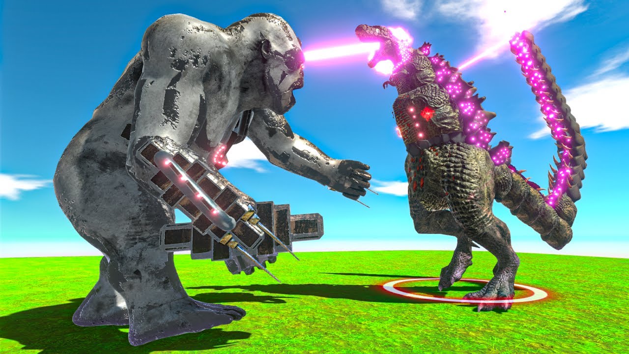 *NEW* LEGENDARY Shin Godzilla VS Cyborg King Kong In ARBS! - YouTube