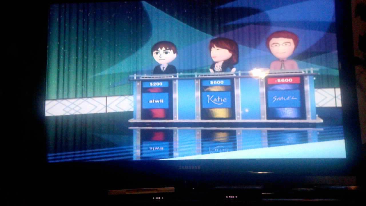 Jeopardy Wii Game 1 - YouTube
