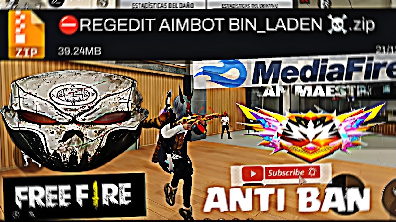 ⛔ REGEDIT AIMBOT BIN_LADEN FULL PARA TU CUENTA PRINCIPAL 📲 - YouTube