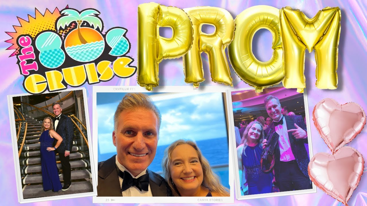 The 80s Cruise 💕 Prom Night | Royal Caribbean - Mariner of the Seas ...